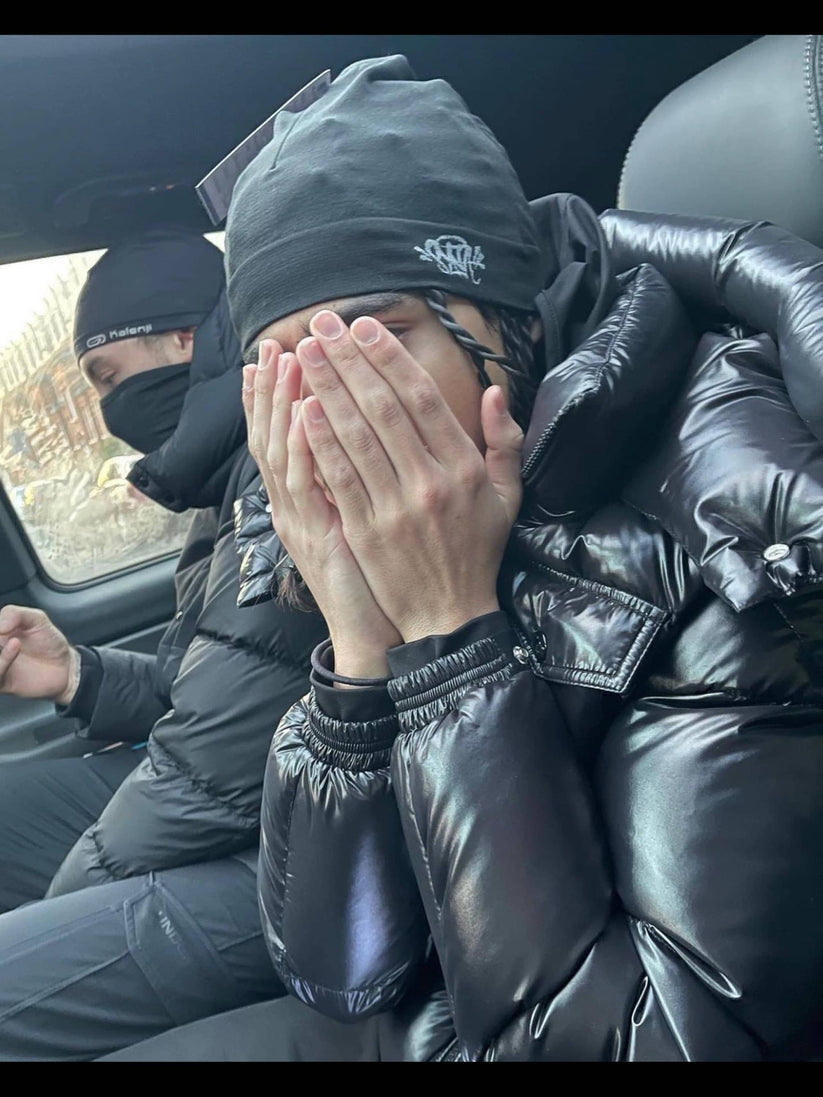 Original SYNA world skully CAP, Central Cee Beanie Hat - Black ...